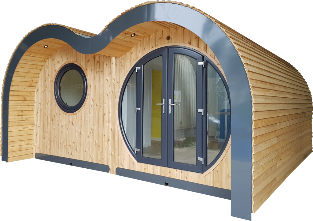 Our Retro Lodge pods > Let's Glamp Retro