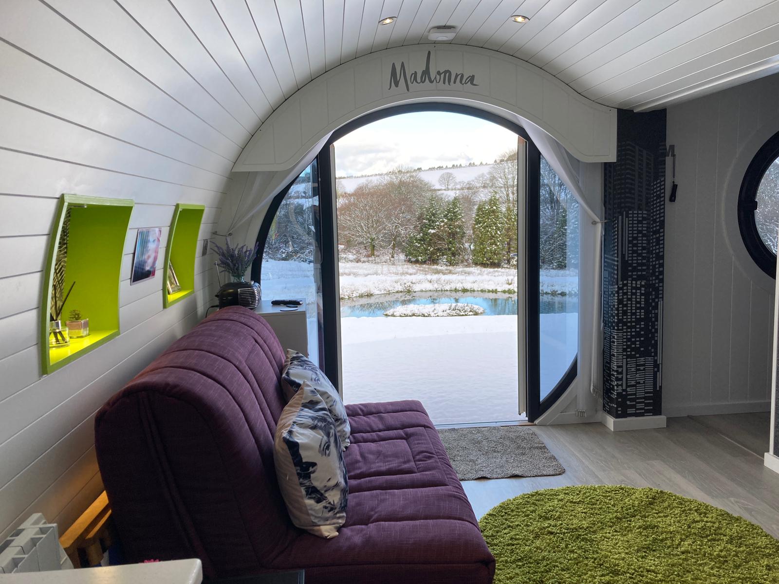 Let's Glamp Retro in the snow